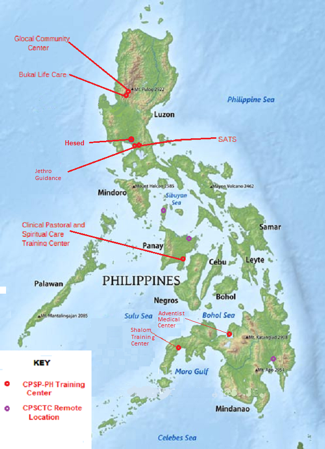 Training Center Map – CPSP-Philippines